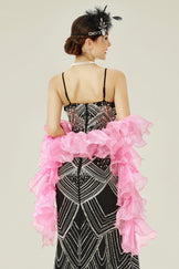 Shop 1920s Scarves - 1920s Flapper Chandelle Silk Boa | BABEYOND