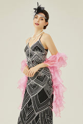 Shop 1920s Scarves - 1920s Flapper Chandelle Silk Boa | BABEYOND