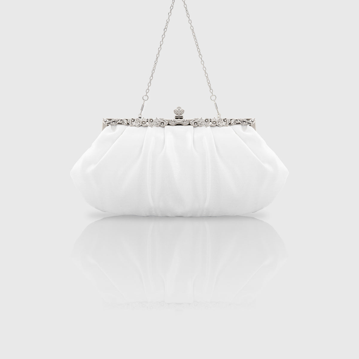 Shop Handbags - 1920s Minimalist Satin Flapper Clutch | BABEYOND