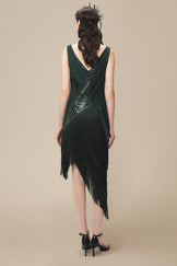 Shop 1920s Dresses - Multi-Layered Fringe Flapper Dress | BABEYOND