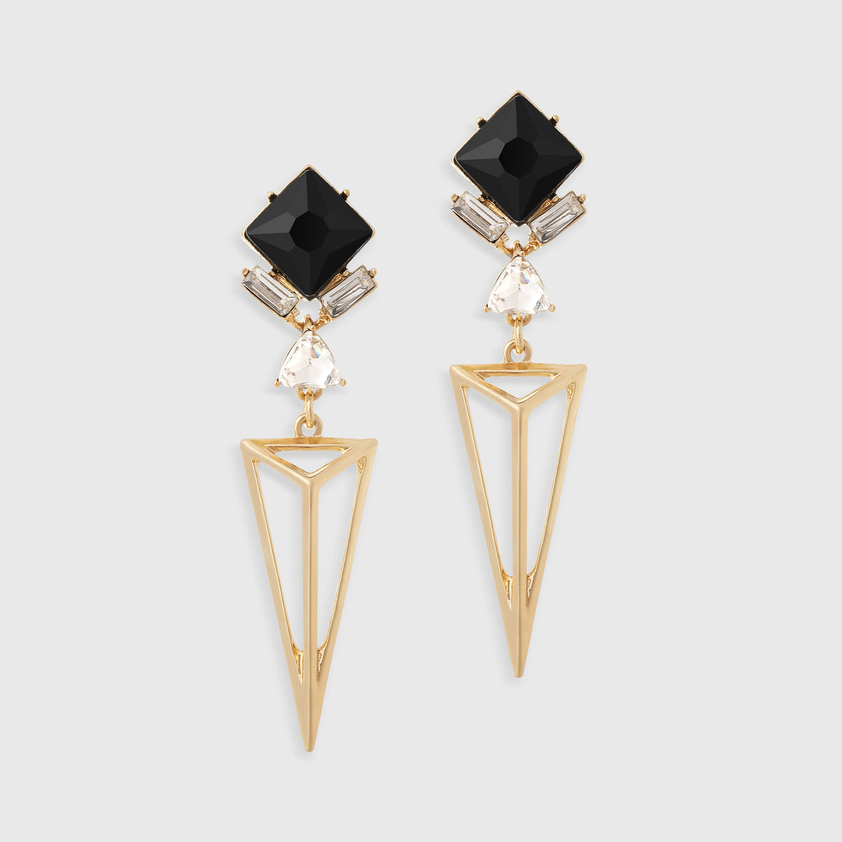 Shop 1920s Jewelry - Geometric Drop Earrings | BABEYOND