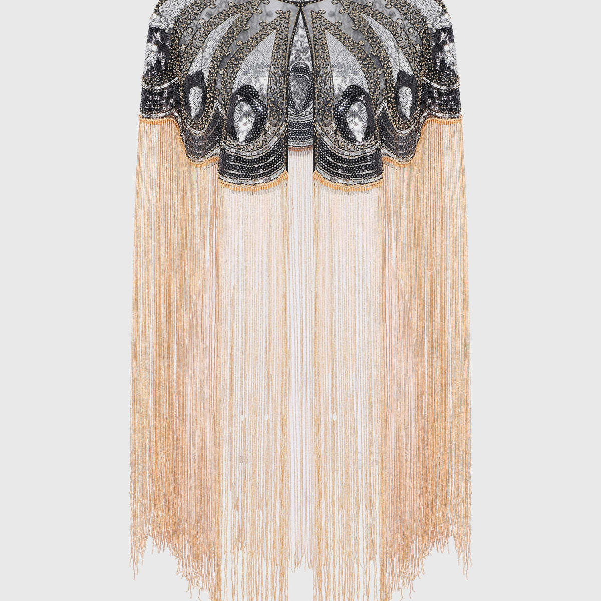Shop 1920s Shawls - Sequin Fringe Flapper Shawl | BABEYOND