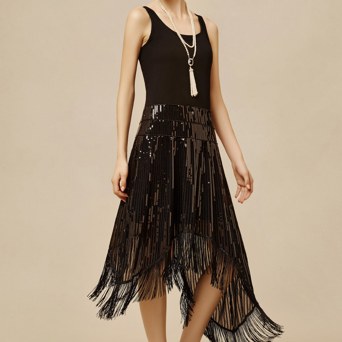 Shop 1920s Dresses - Classic 20s H-line Dress | BABEYOND