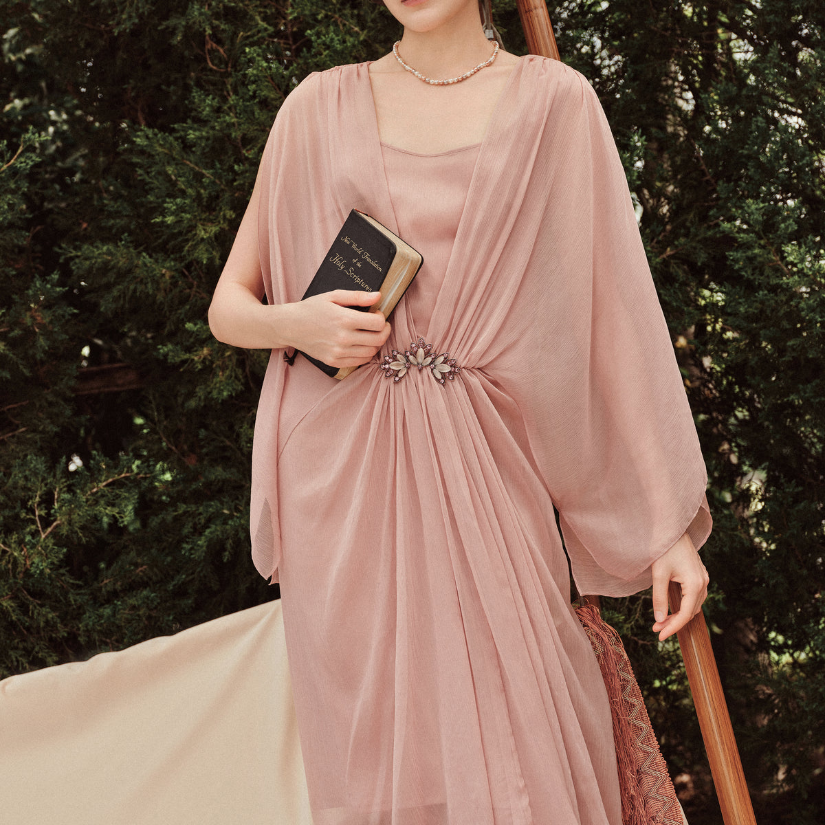 Shop 1920s Casual Dresses - Batwing Sleeves Dress | BABEYOND