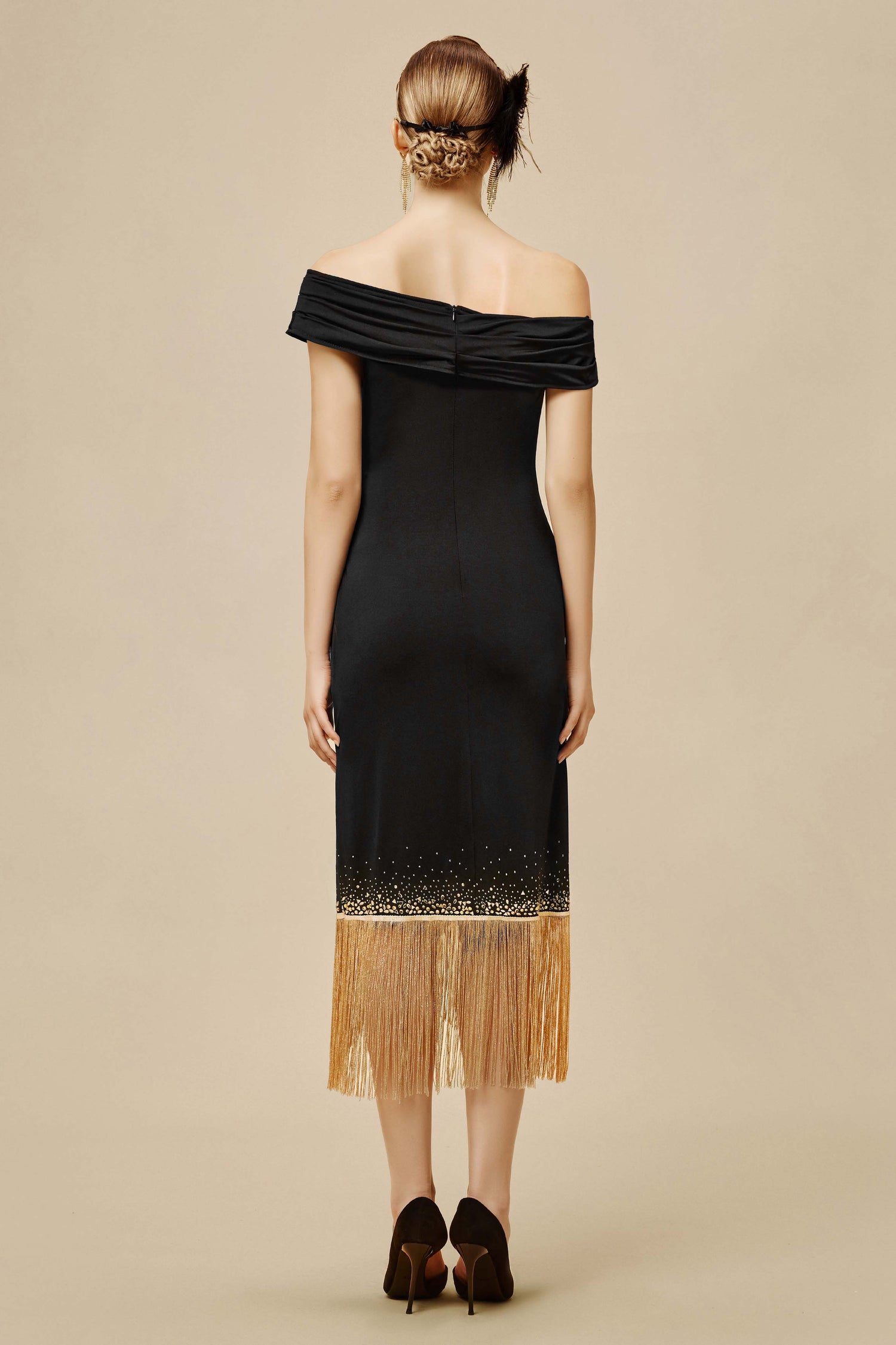 Shop Evening Gowns - Shoulder-Revealing Dress| BABEYOND