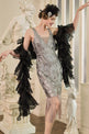 Shop 1920s Scarves - 1920s Flapper Chandelle Silk Boa | BABEYOND