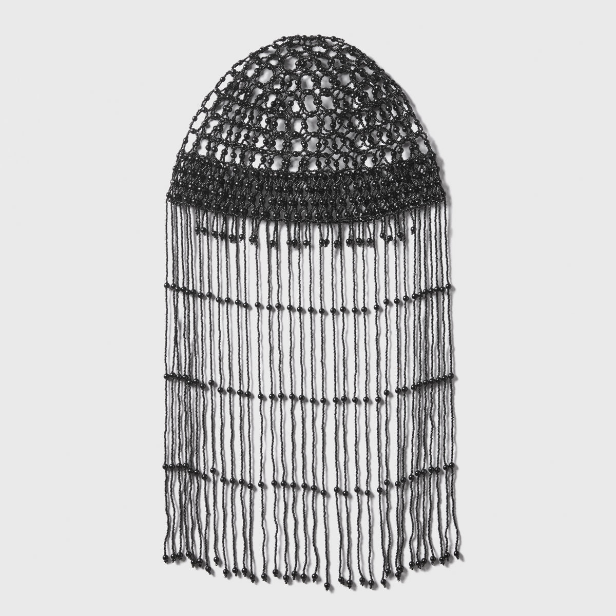 Shop 1920s Headpieces - Beaded Pearl Tassel Cap | BABEYOND