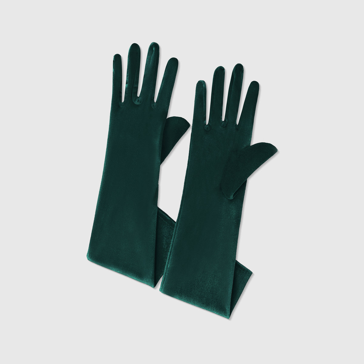 Shop 1920s Gloves - 15" Velvet Stretchy Opera Party Gloves | BABEYOND