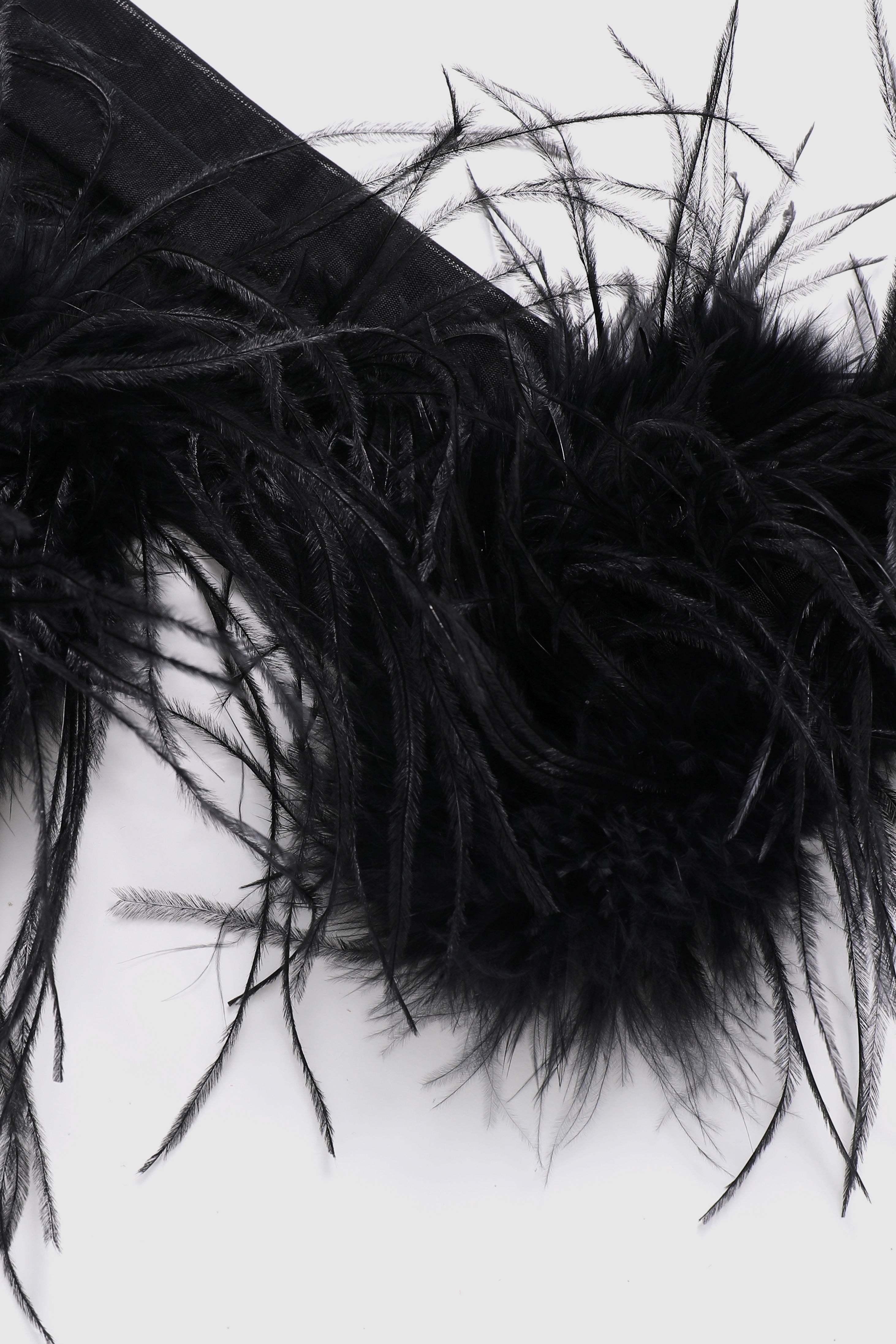 Shop 1920s Gloves - 19'' Finger Loop Feather Gloves | BABEYOND